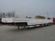                  3 Axle 70tons Low Bed Semi Trailer with Spring Ramp for Algeria 3 Axles 60tons Lowbed Low Loader Semi Truck Trailer             